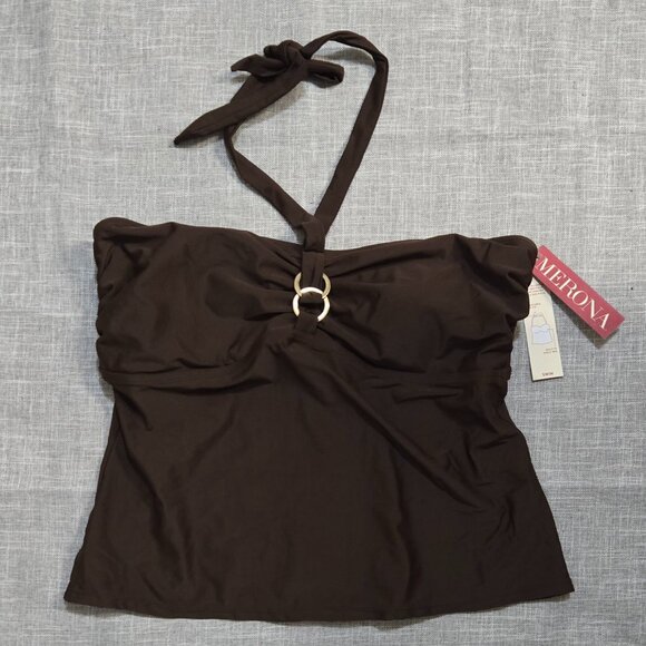 Merona | Swim | Merona Brown Tankini Top | Poshmark